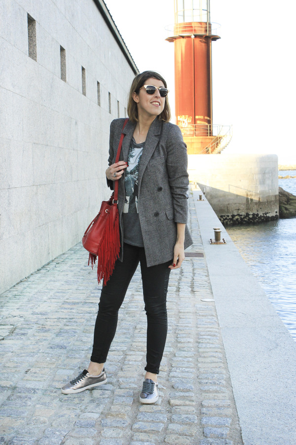Blazer Gris Oversized - Cómo combinarla