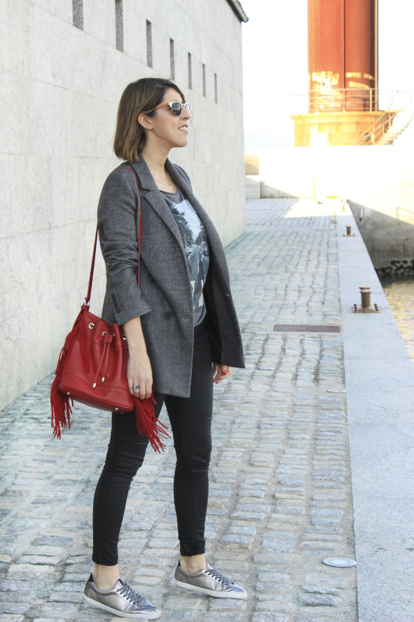 Blazer Gris Oversized - Cómo combinarla